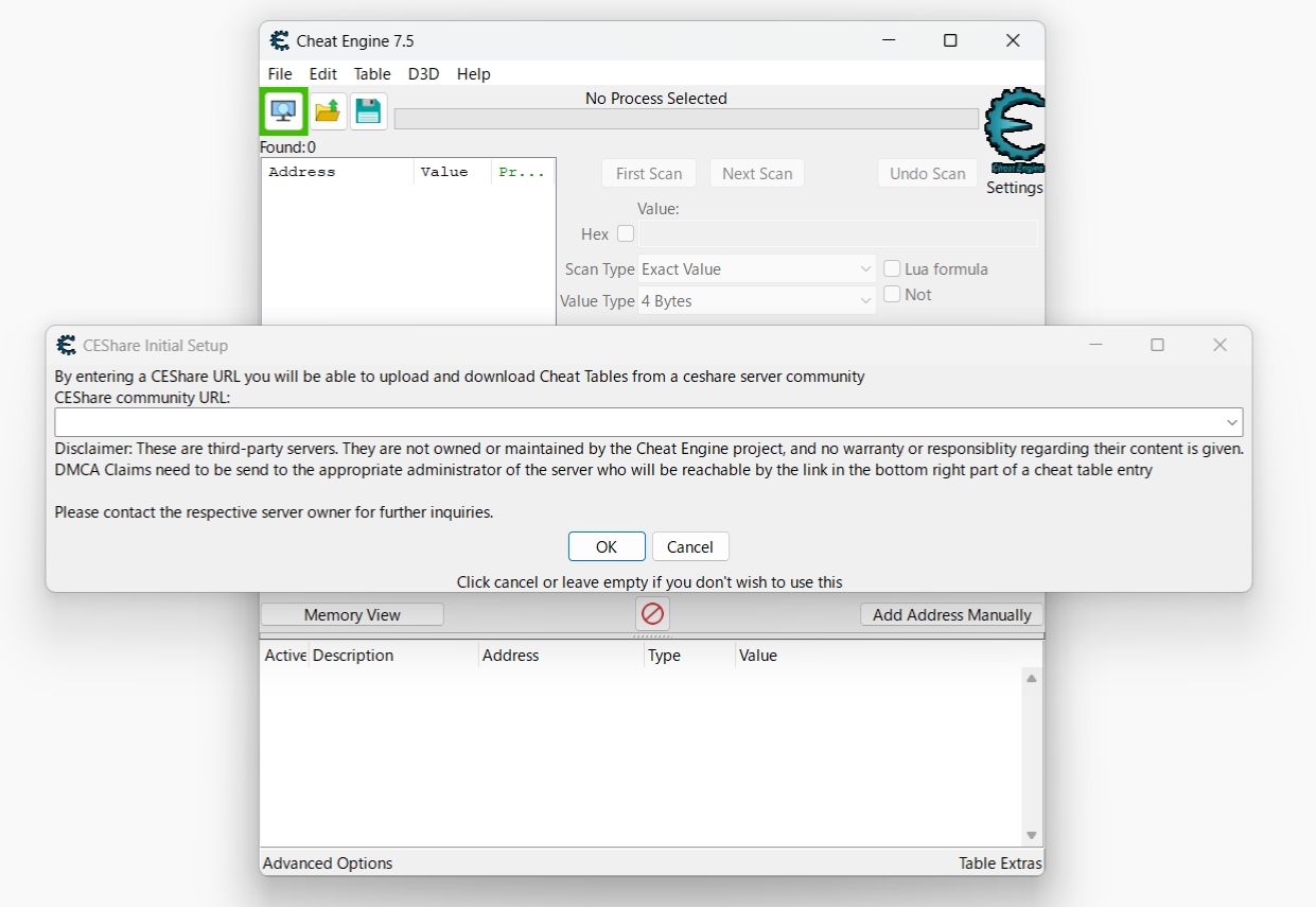 ツール（Cheat Engine）の導入方法